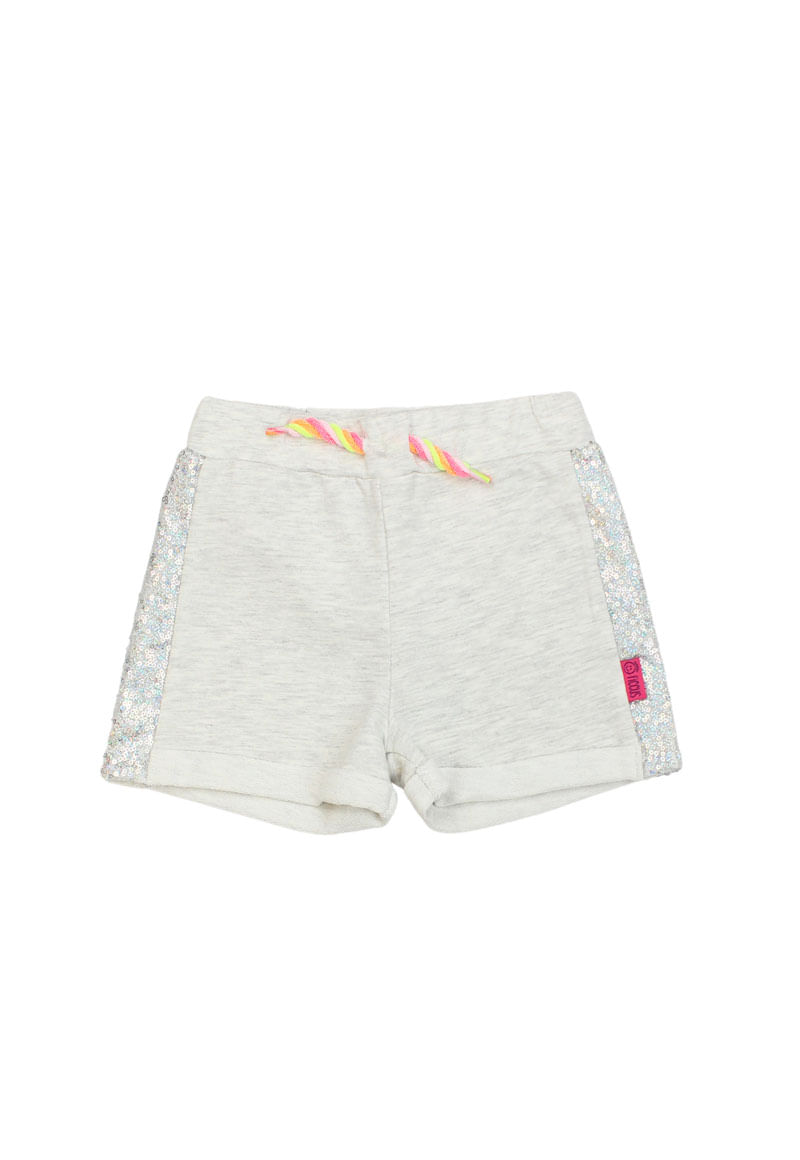 Short Go Kids Niña Gris Melange 2 a 6 años