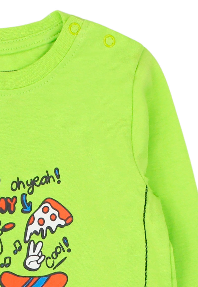 Polera Niño Day To Day 2520701 Verde Limon - Ropa de Bebé | Ficcus Chile